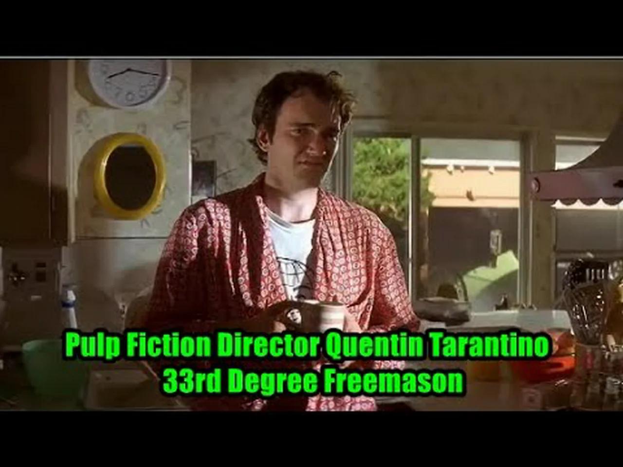 Pulp Fiction Director Quentin Tarantino 33rd Degree Freemason