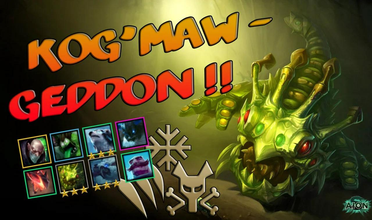 KOG'MAW-GEDDON !! | ICY-TOXIC-PREDATOR | tft league of legends set 2