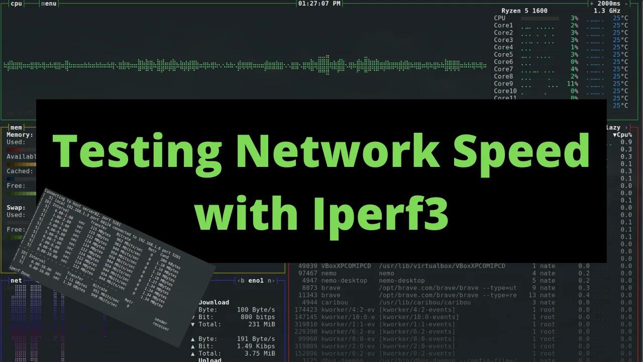 Testing Network Speed With Iperf3