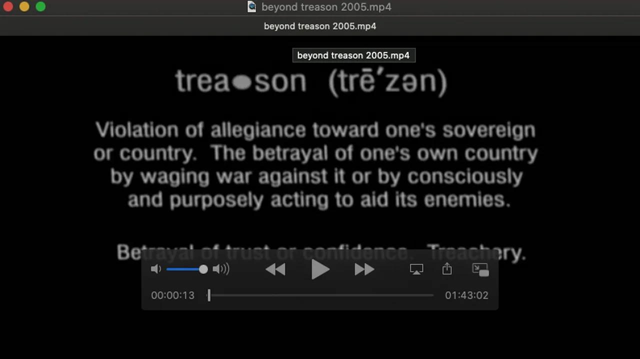 Beyond treason - official documentary - 2005