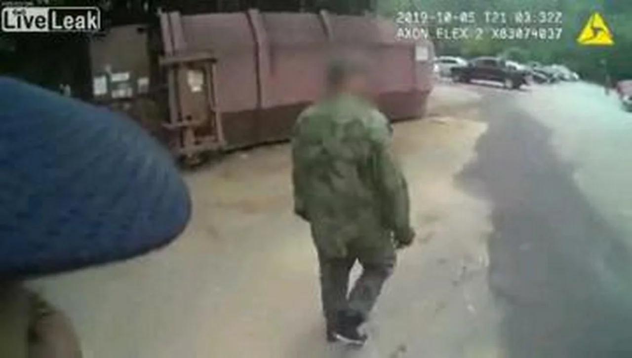 The police keeping the peace