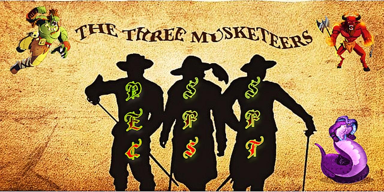 The Three Musketeers in Splinterlands Universe ... DEC -- SPS -- SPT