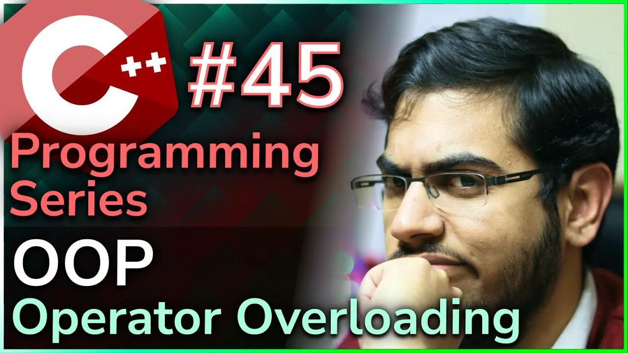 C Programming Series 45 Operator Overloading Object Oriented 6463