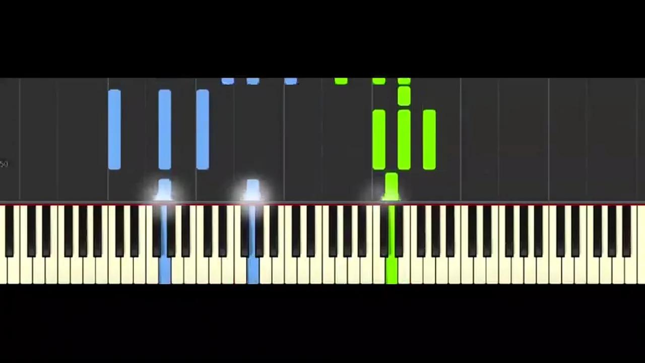 Kesha - Rainbow Piano Tutorial Synthesia