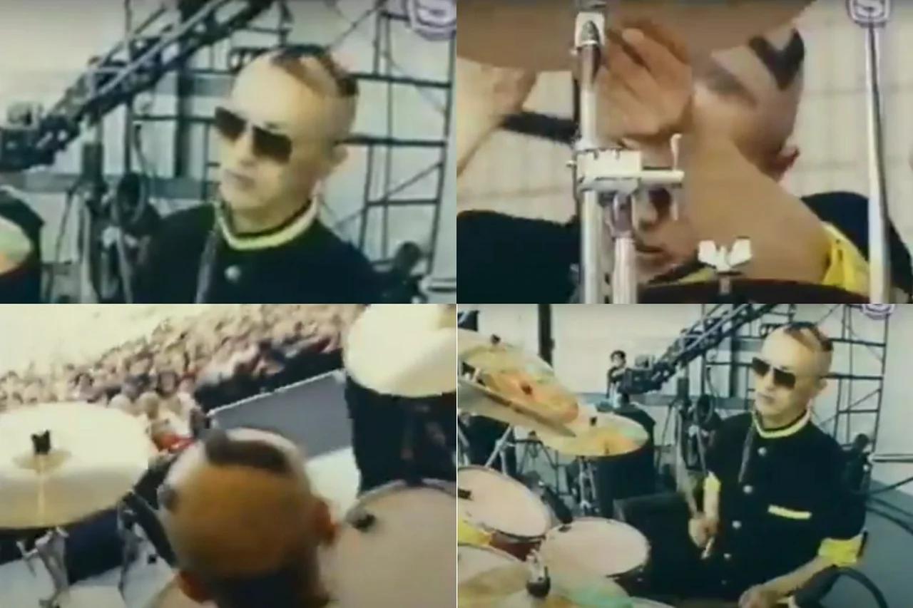 Kishidan Drummer with "Swastika" Haircut