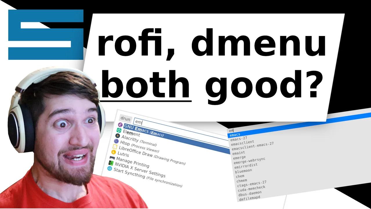 dmenu is the best! Why am I using rofi???
