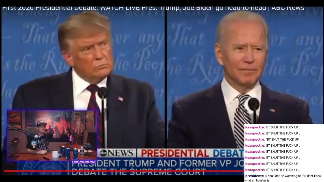 09/29/20 First Presidential Debate with discord call-ins - Oddkast VOD