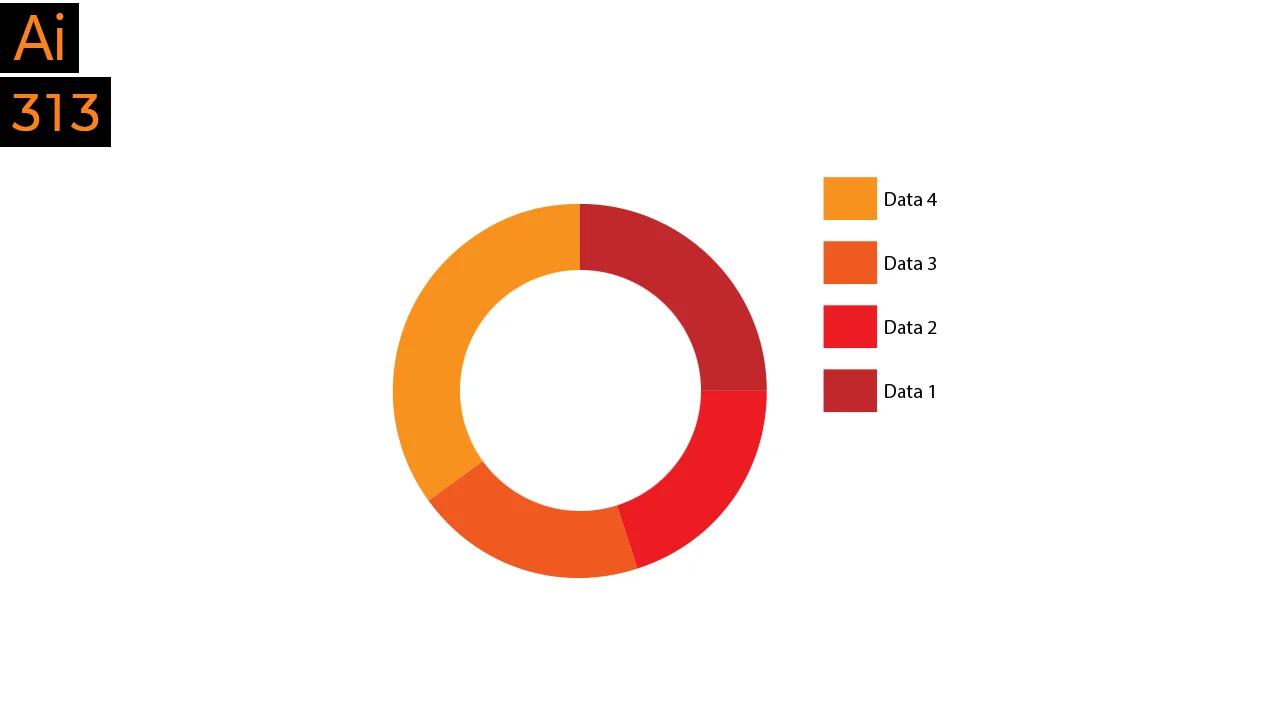 Create A Donut Chart In Adobe Illustrator