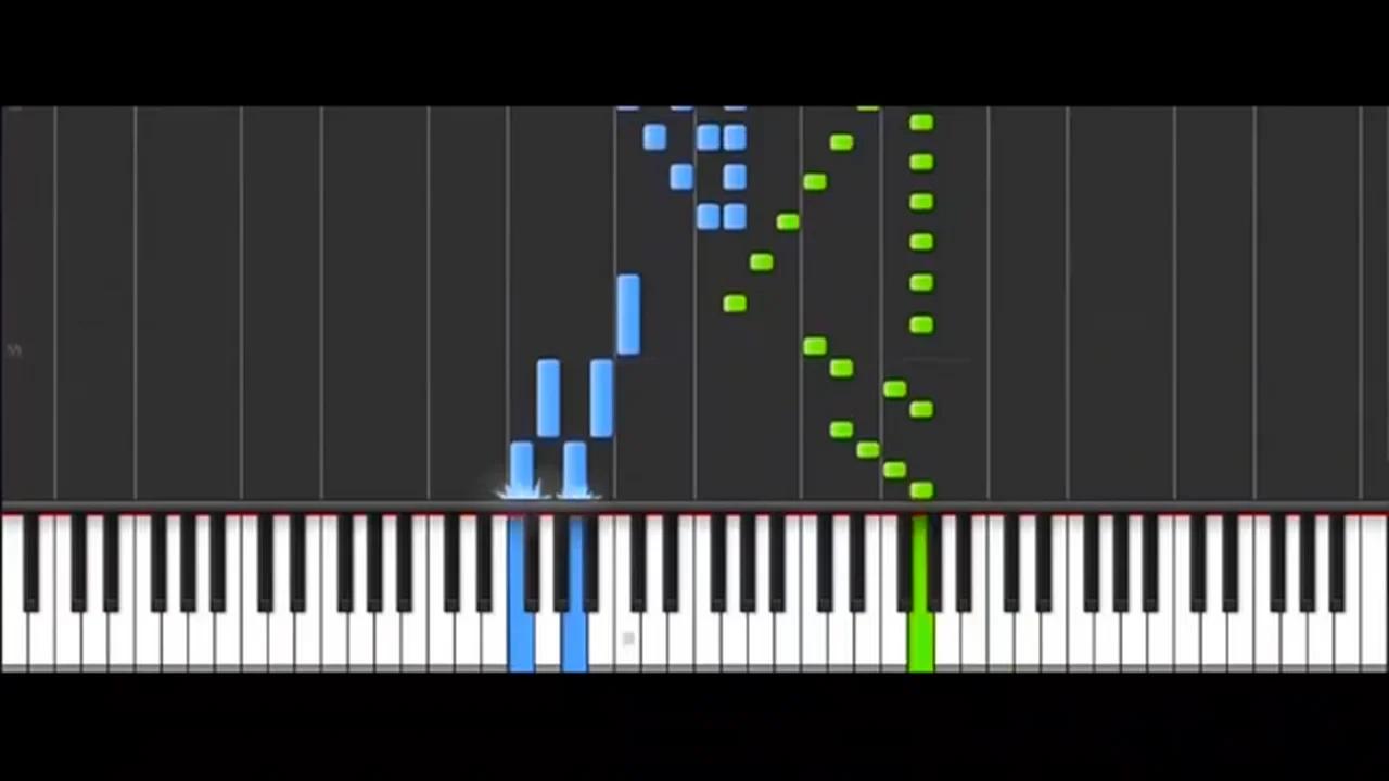 Ludwig van Beethoven - Fur Elise Piano Tutorial Synthesia