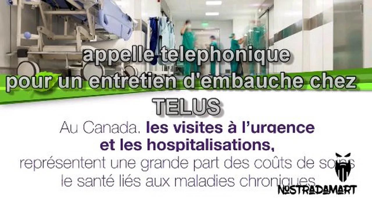 Entretien d'embauche chez TELUS même en télétravail vous devez être vacciné