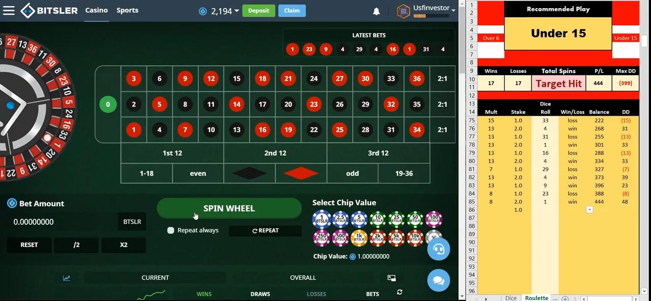 Something I'm Working On Part 3 - Roulette Software