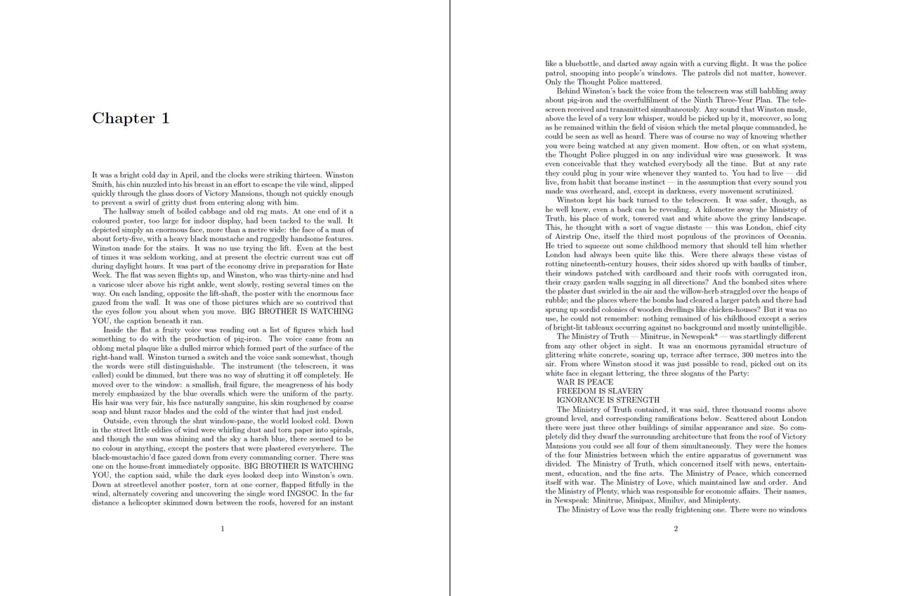 Nineteen Eighty-Four (1984) - by George Orwell - ebook/pdf