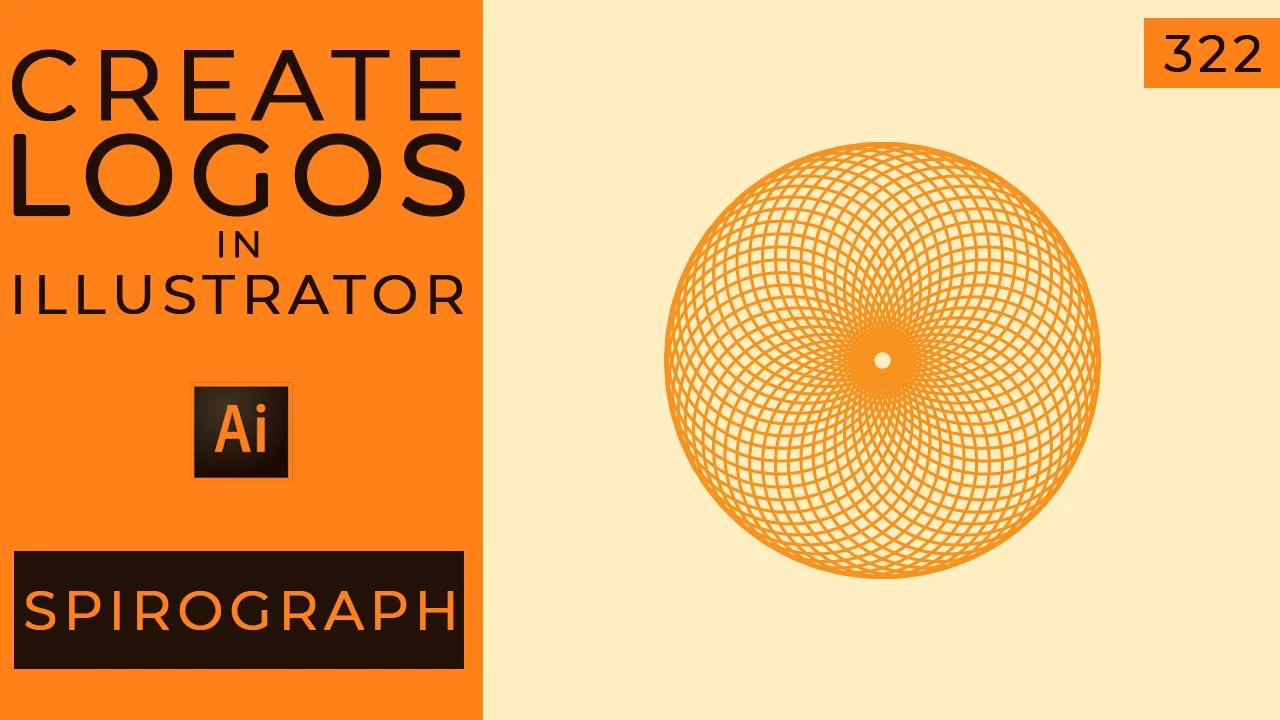 Spirograph effect in Adobe Illustrator