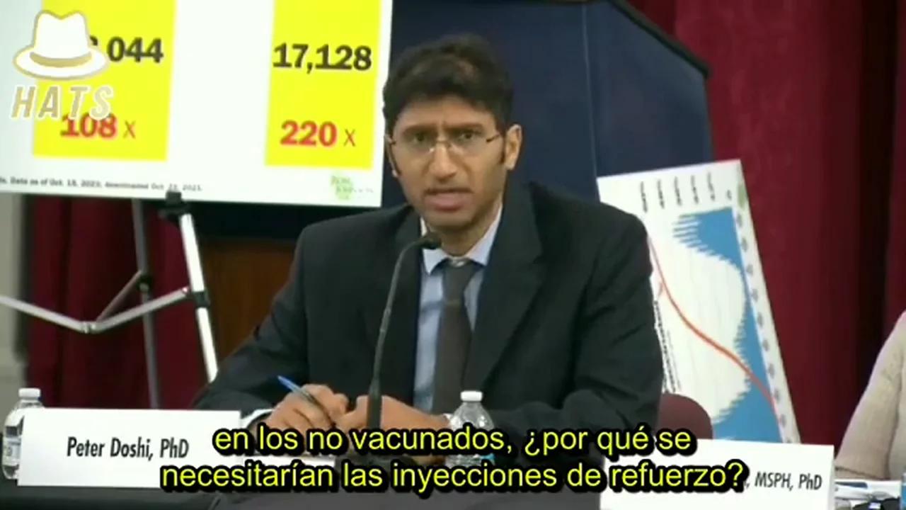 ⛔🔴💉Dr. Peter Doshi frente Investigación Congreso EEUU: Efectividad y ...