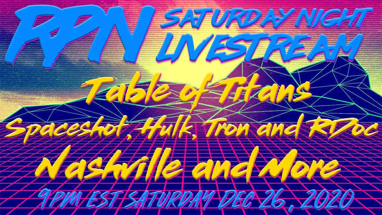 Table of Titans joins RP78 on Saturday Night Livestream