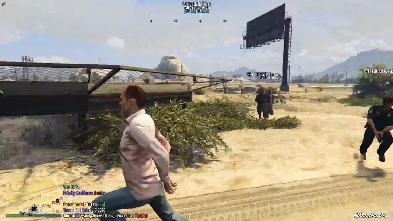 FiveM recording cop crime scene goes wrong