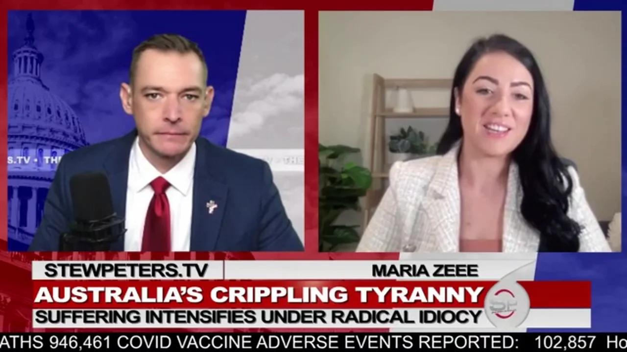Stew Peters with Maria Zeee - Australia's Crippling Tyranny: Suffering ...