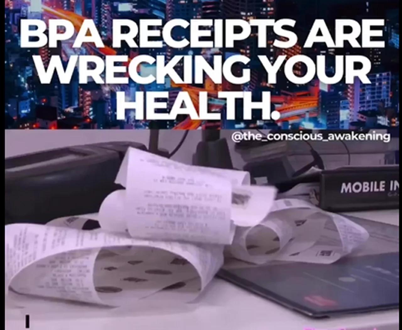 BPS and BPA coating chemicals on printed register receipts