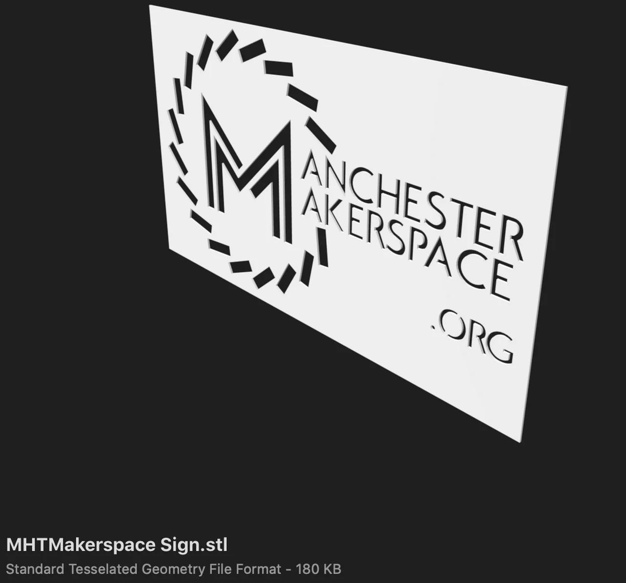 Manchester Makerspace sign