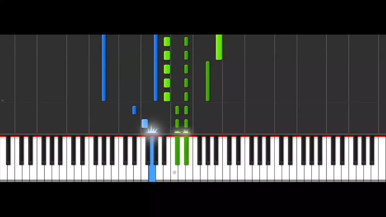 Ludwig van Beethoven - Sonata Pathétique 2nd movement Opus 13 No. 8 Piano Tutorial Synthesia