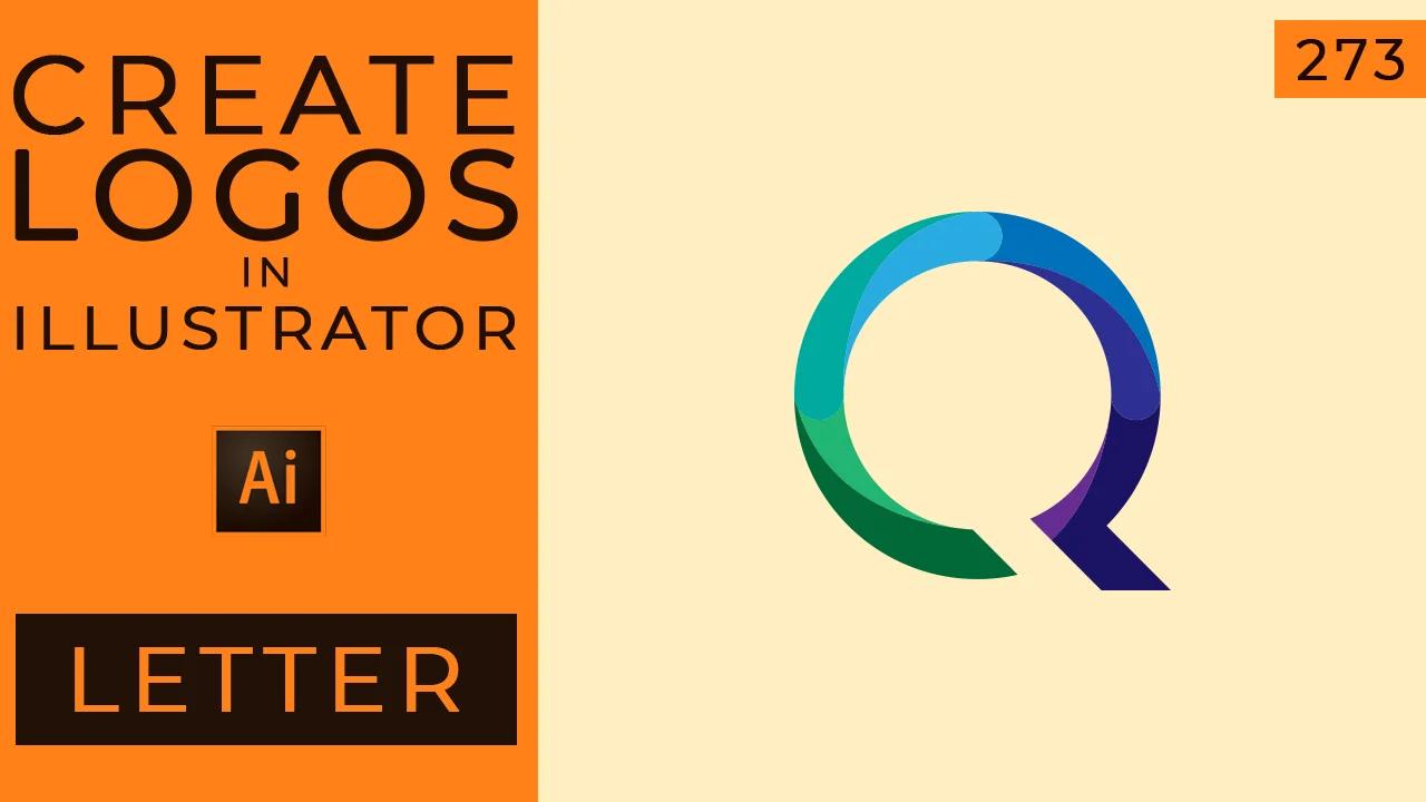 How to create a color letter logo design in Adobe Illustrator