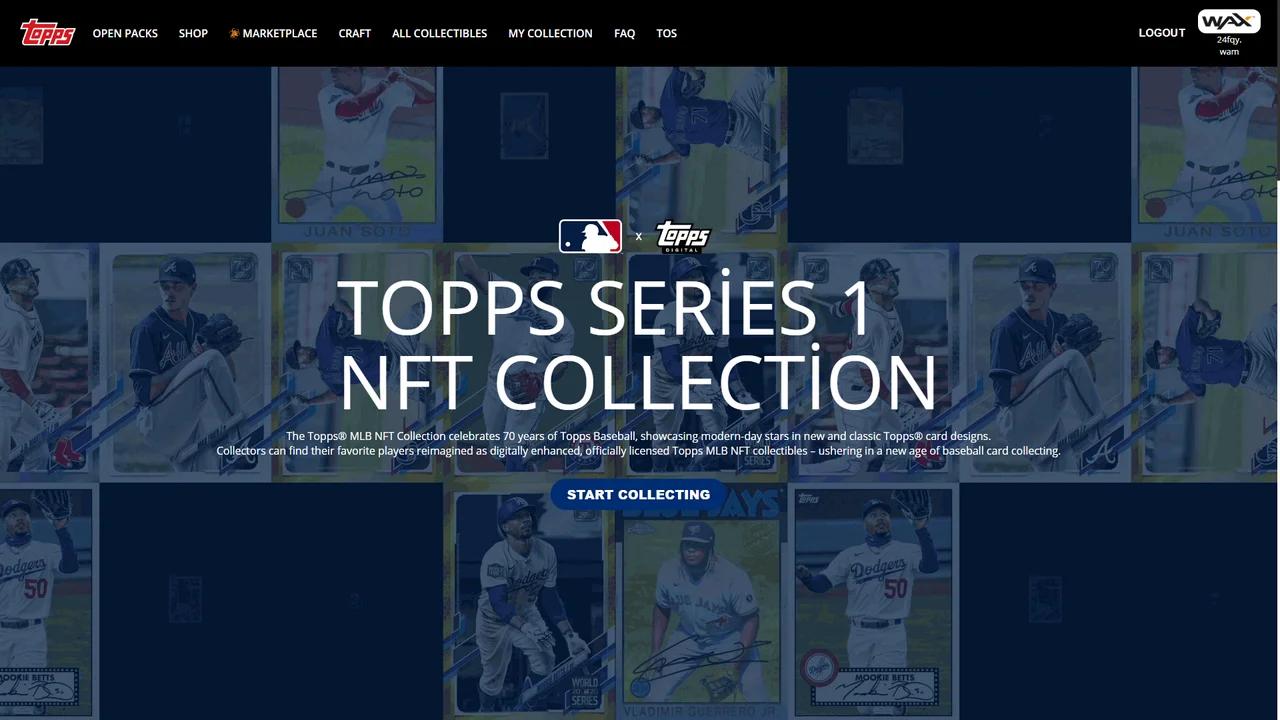 TOPPS SERİES 1 NFT COLLECTİON