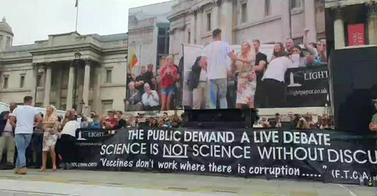 Worldwide Freedom Rally - London, Trafalgar Square 24.07.2021 - PART 2