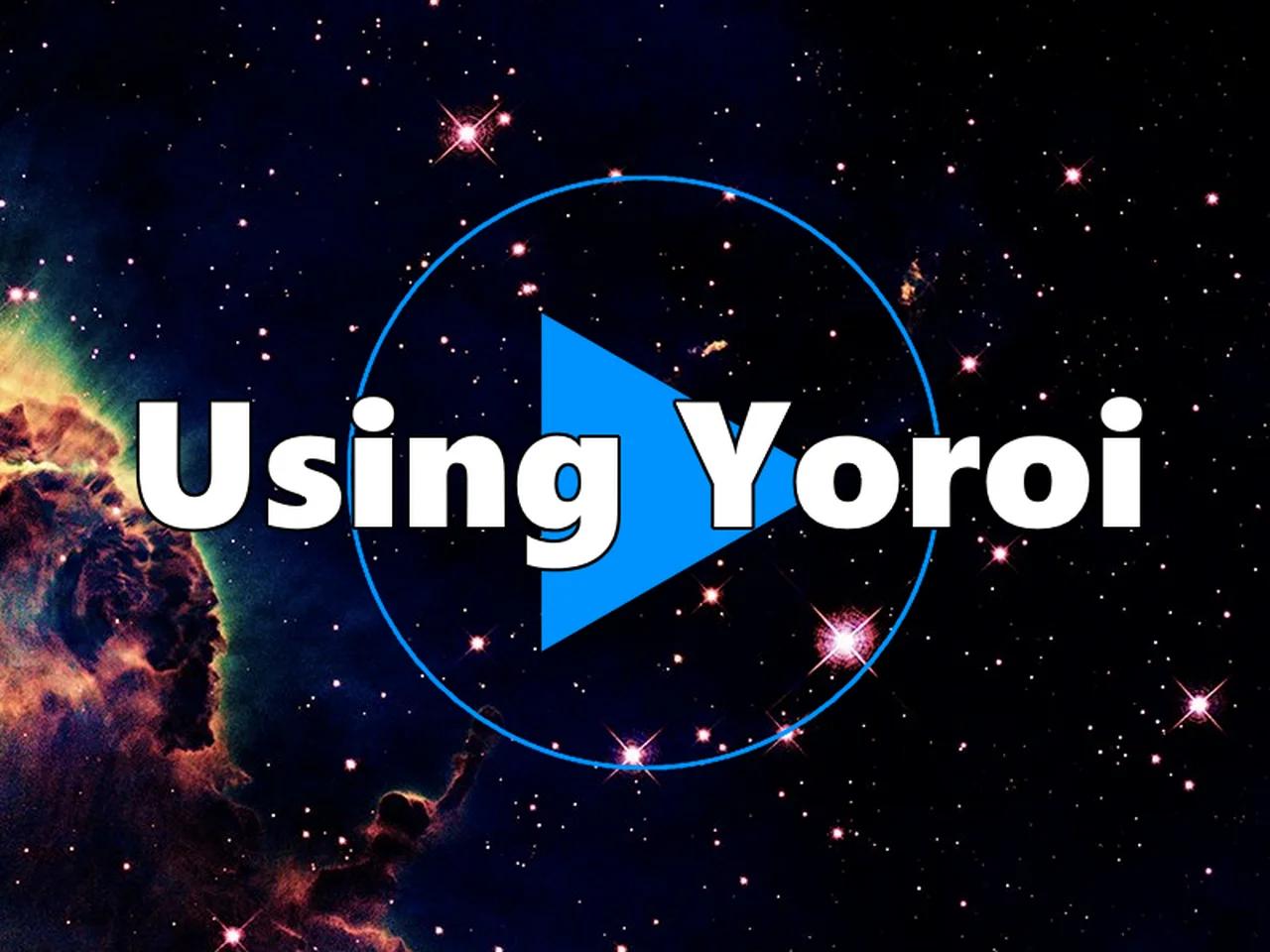 Using the Yoroi Wallet