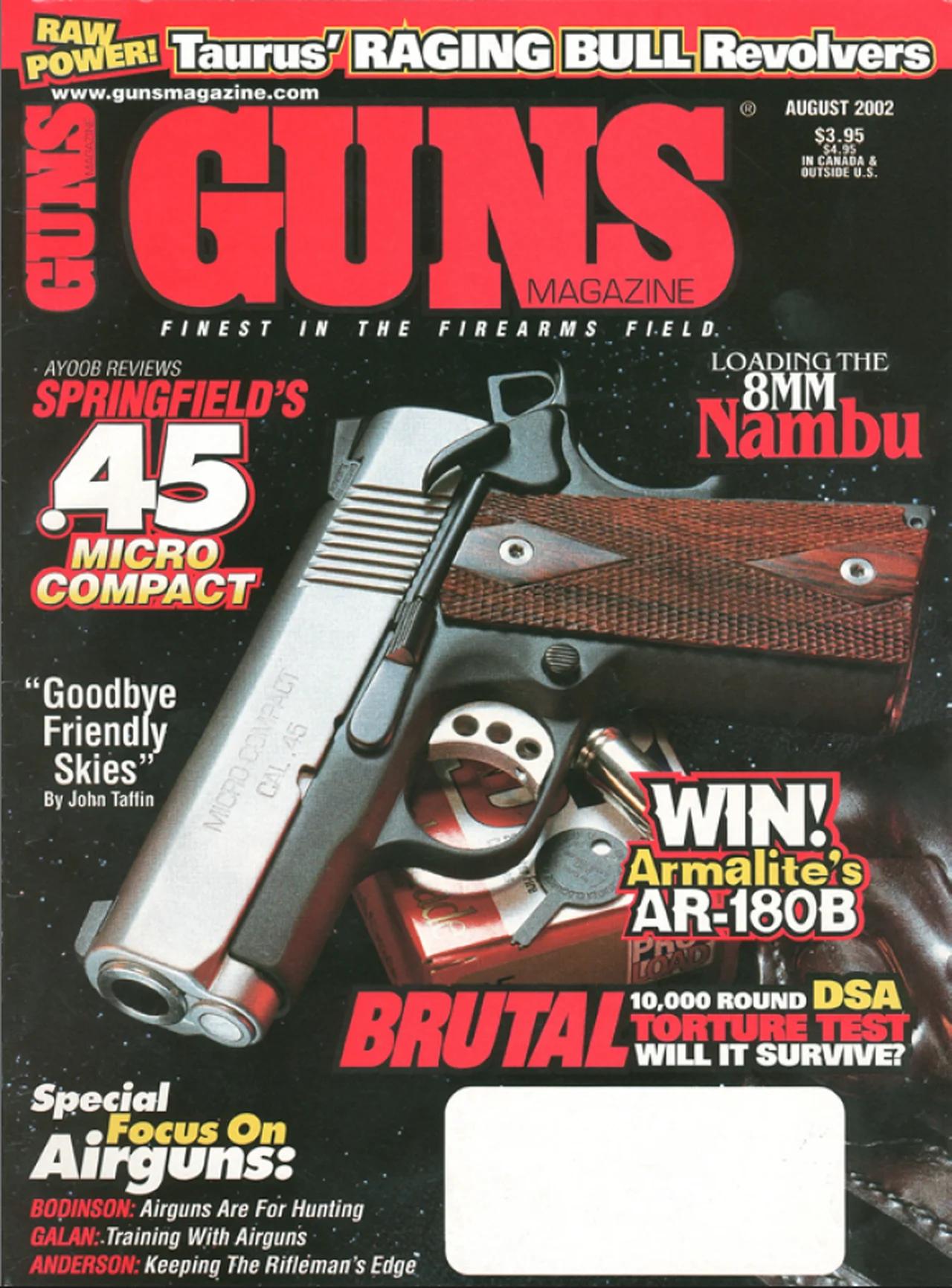GUNS Magazine August 2002