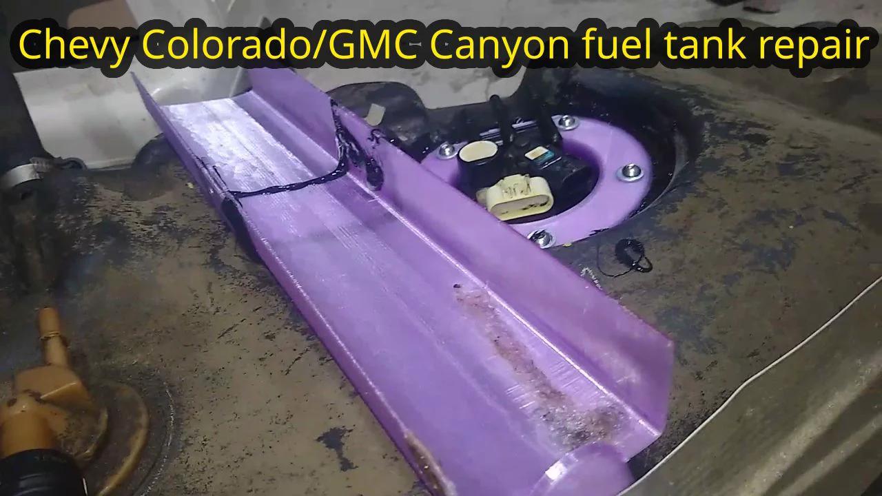 Fixing fuel pump hold downs that have corroded away on 2004 Chevy Colorado