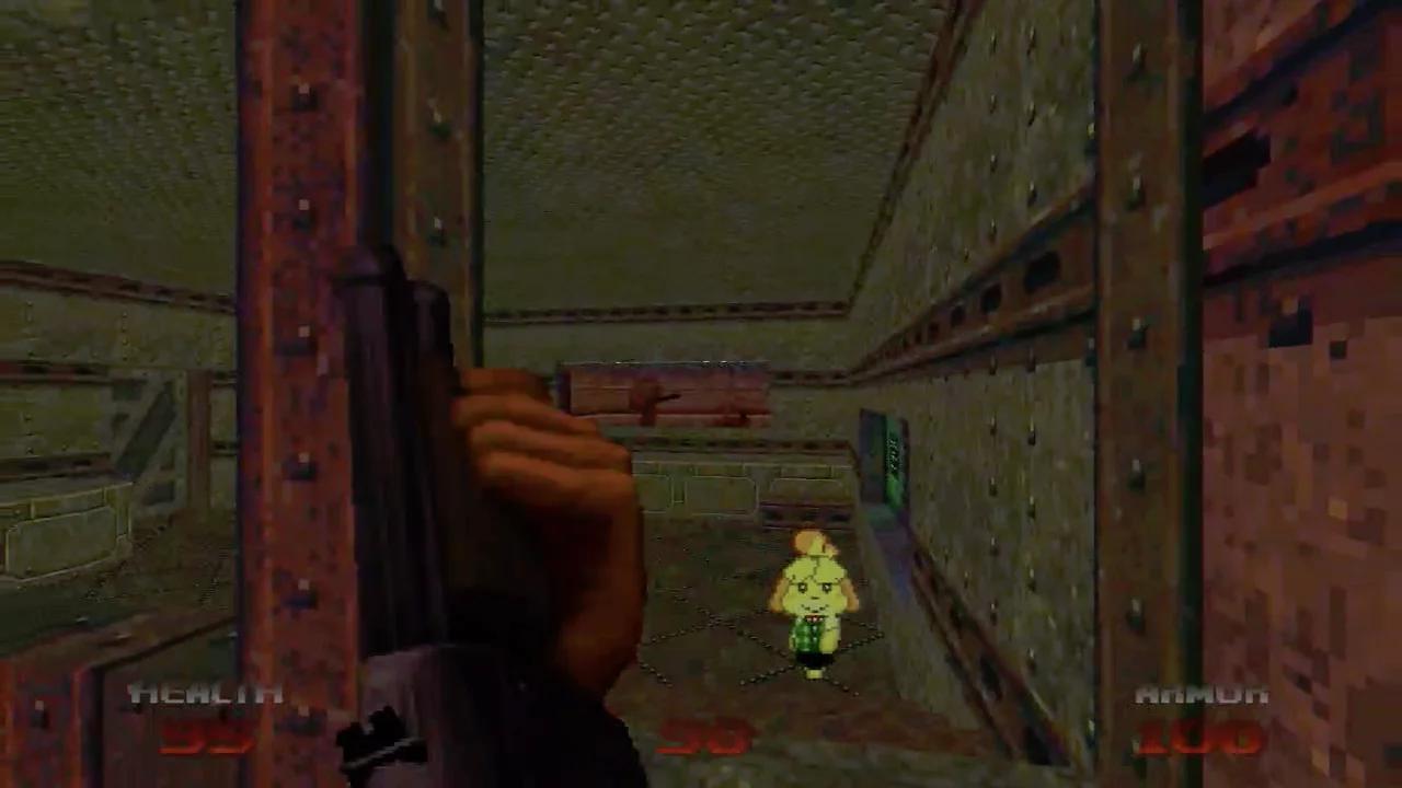 Doom 64 Retribution DoomSlayer Difficulty Map01 100% With Isabelle ...