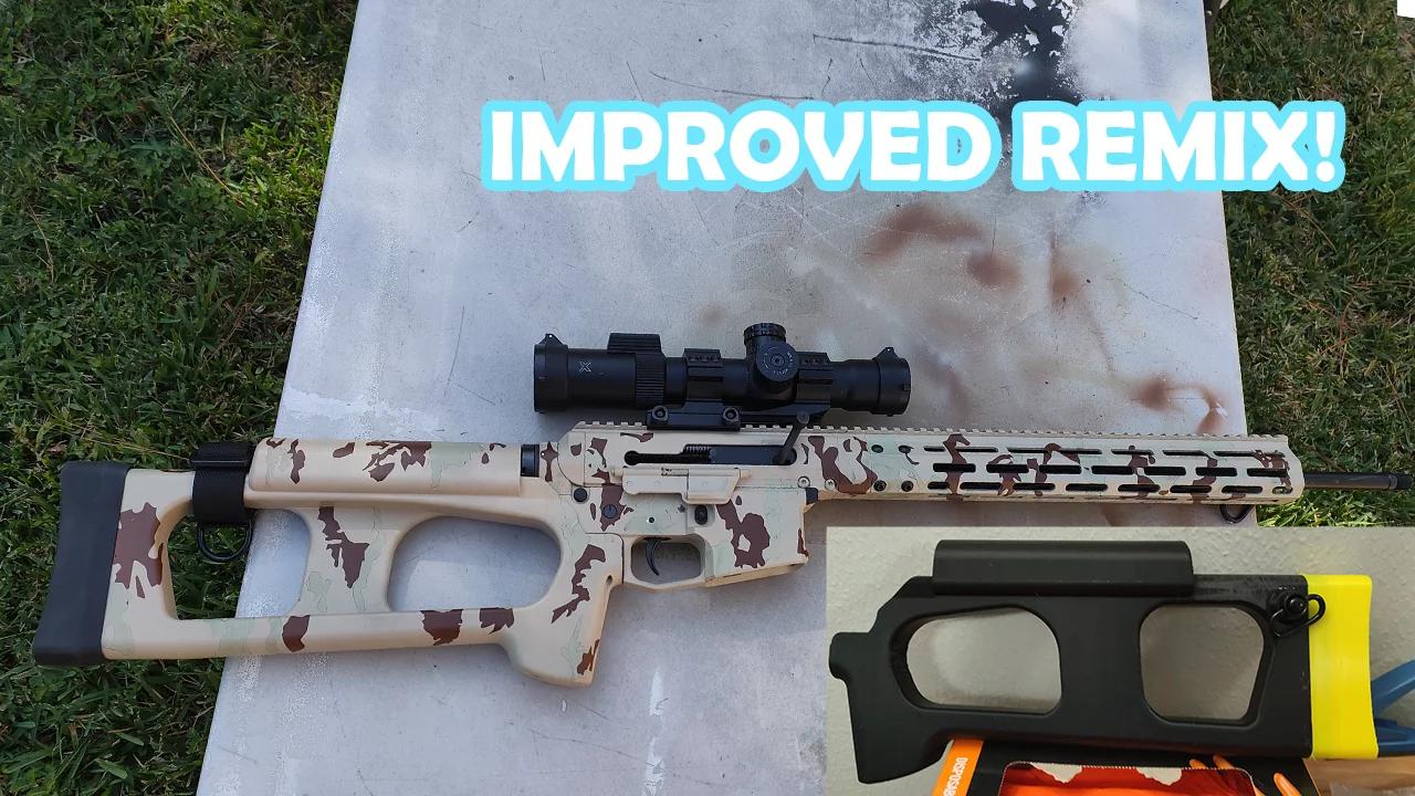 AR-VAL 3D-Printable stock REMIX (Video demonstration)