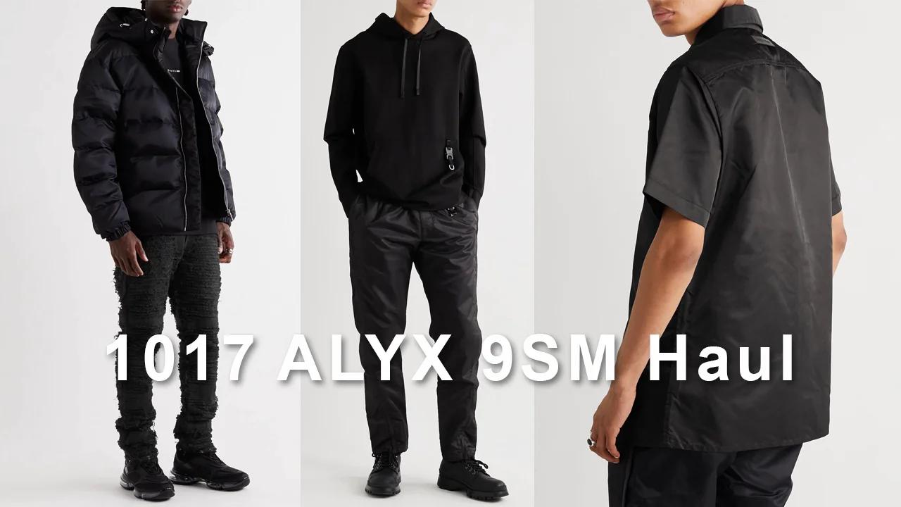 [Men's Designer Haul] 1017 ALYX 9SM Haul| ALL BLACK Men's Outift Ideas ...