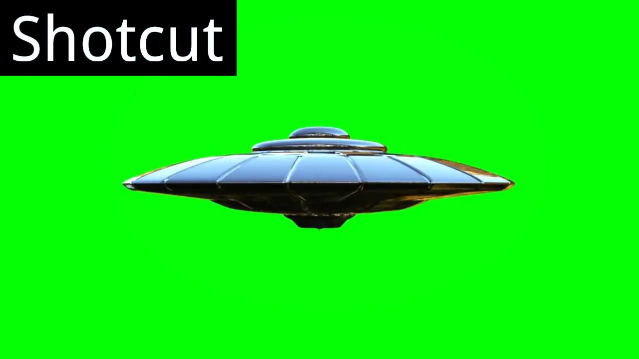 How To Do Green Screen effects shot cut. Create UFO animation