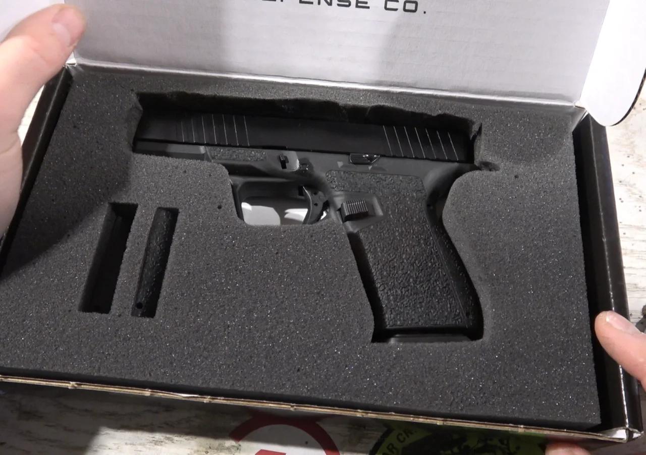 Glock Build #5 Pieces and Parts: Nomad Glock 19 Frame w/ GOLD AIM ...