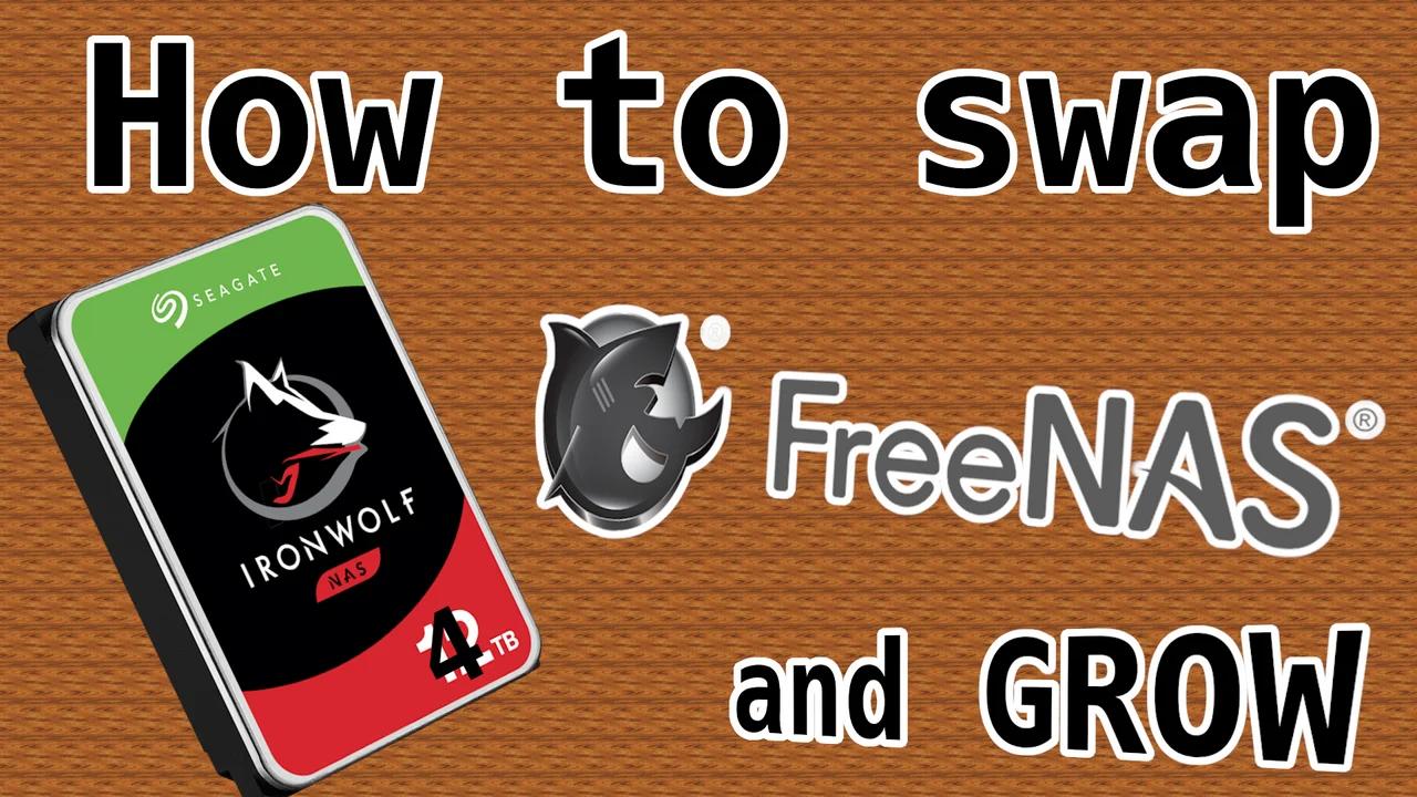 How to swap a disk in FreeNAS and grow your pool.