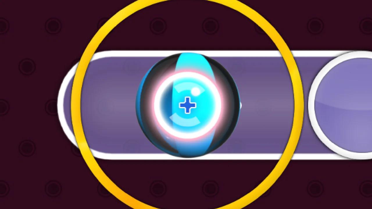 "Follow the slider ball"