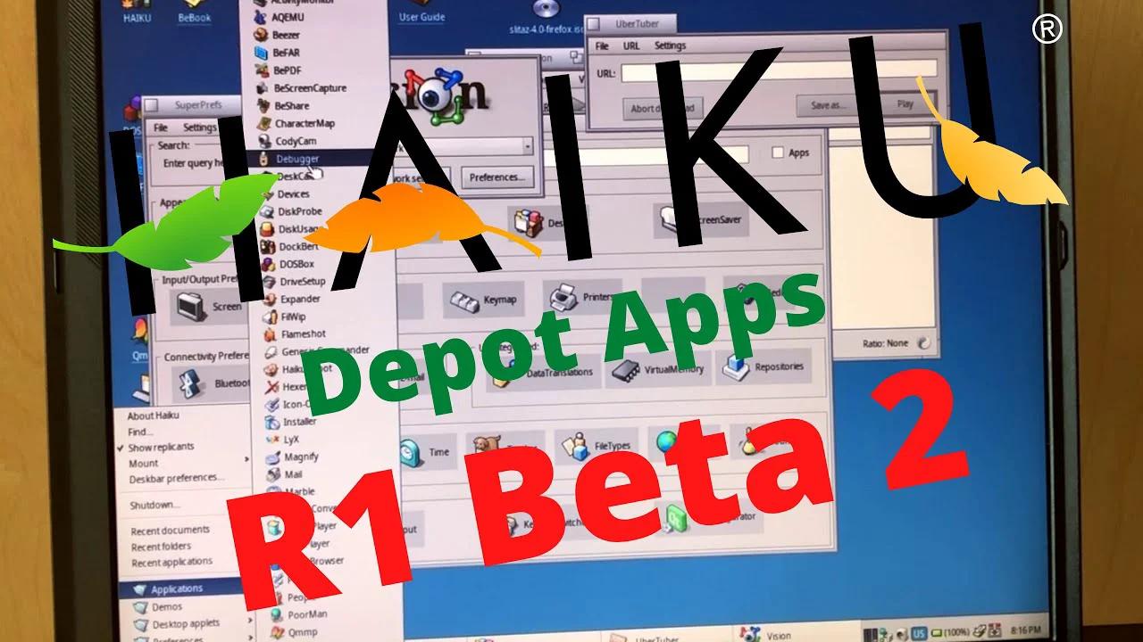 Haiku OS R1 Beta 2 | Reviewing Haiku Depot Applications