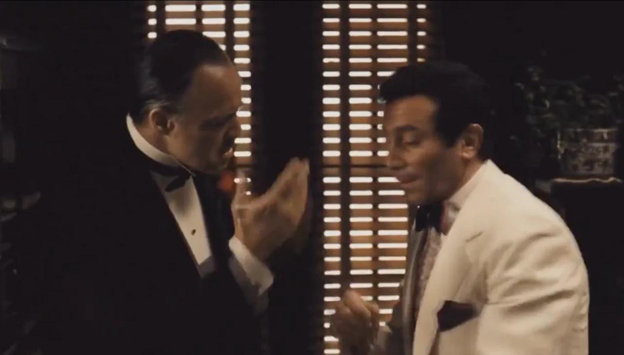 The Godfather (1972) - Johnny Fontane at Don Corleone