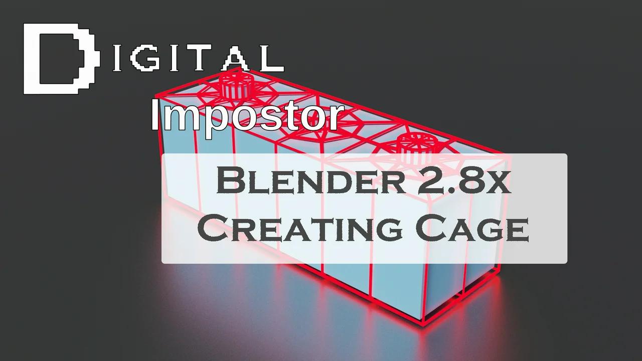 Blender 2.8x - Creating cage for baking normlas