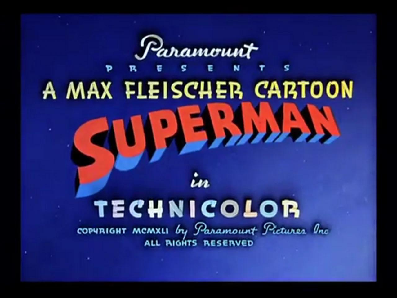 01 Superman | Superman (1941) | ORIGINAL ASPECT RATIO AND SOUND | Dave Fleischer | Fleischer Studios