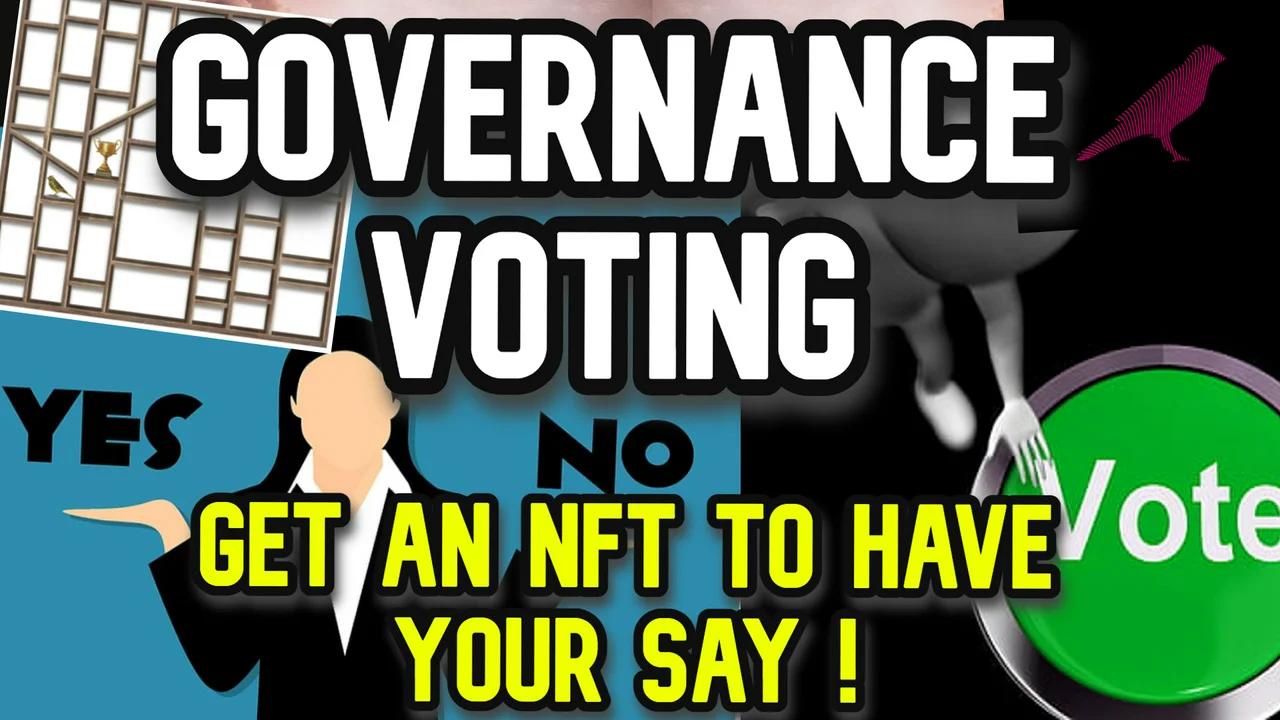 Governance Voting | Get Incentivised With NFTs For Voting