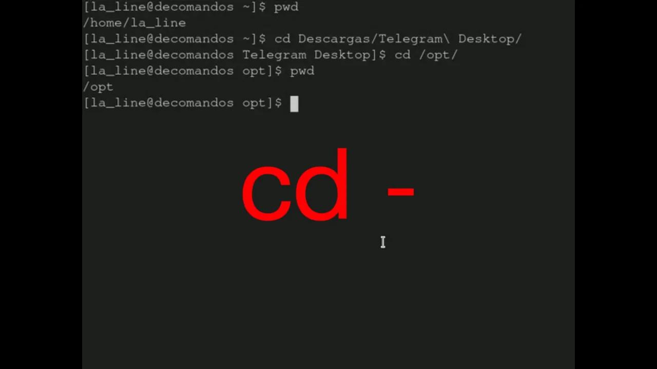 V4 La linea de comandos