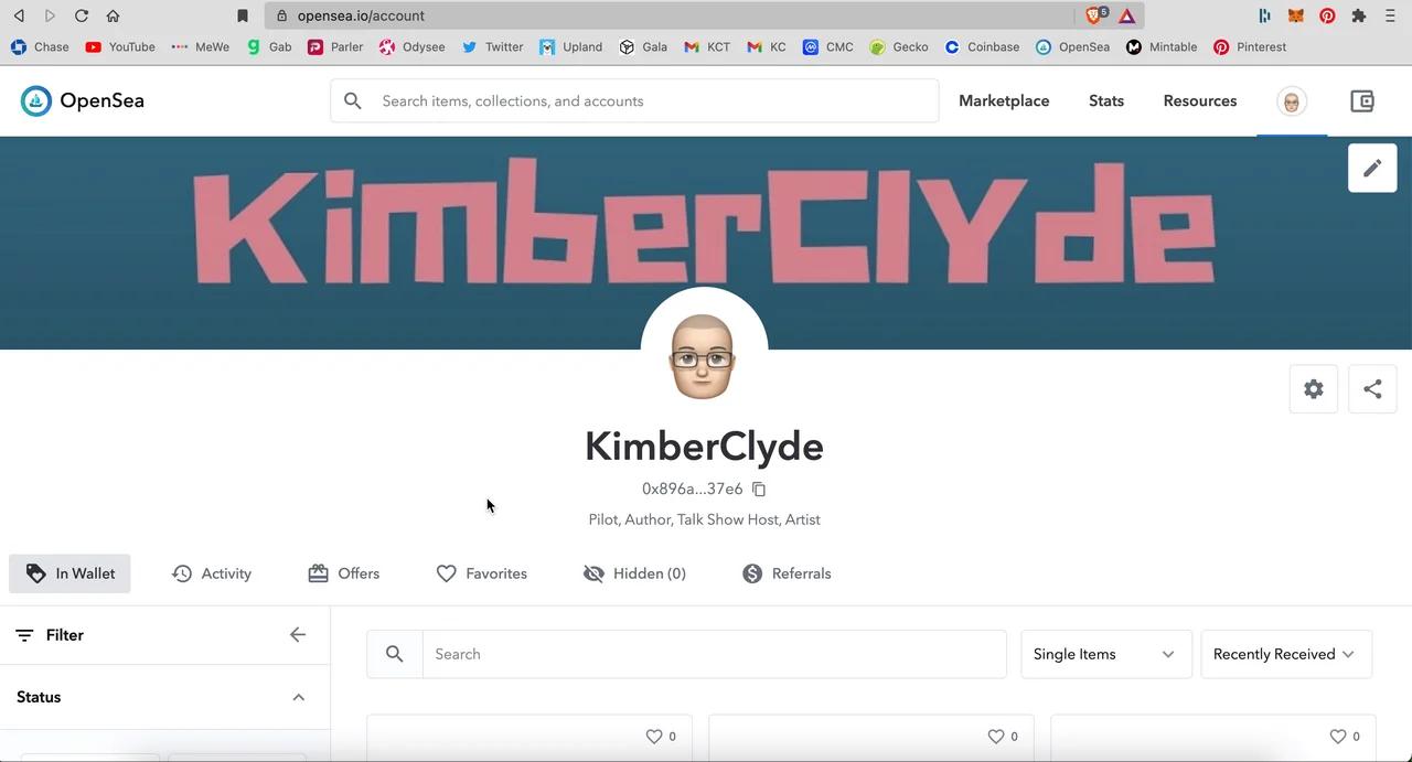 A sample of collectible NFT art from the Just Plane Art Collection ...