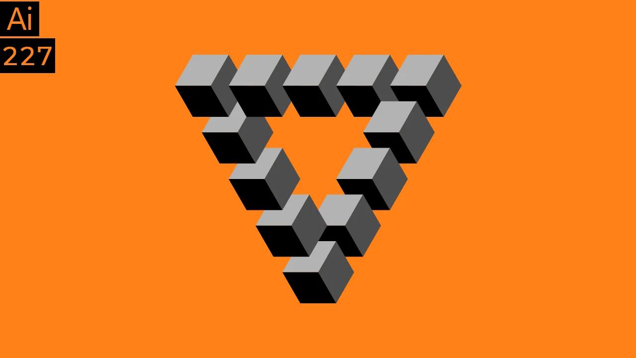 Create the Impossible Penrose Triangle in Adobe Illustrator