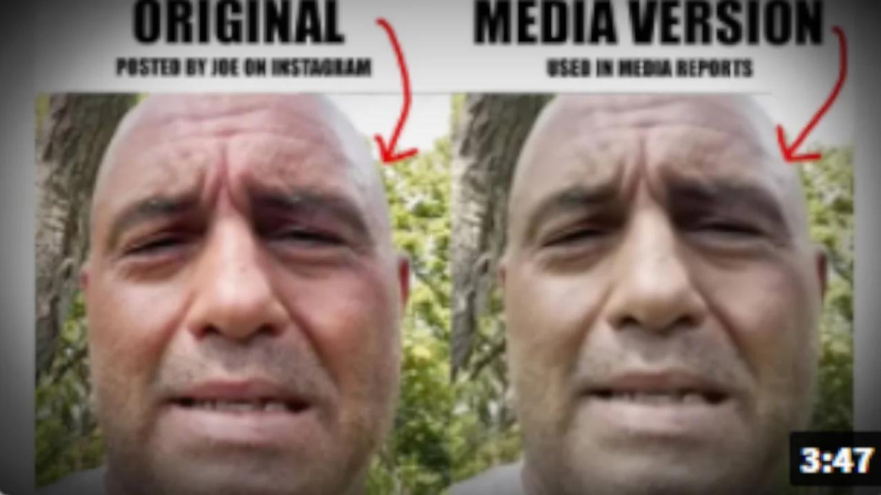 HIGHLIGHTS - Joe Rogan Edited By Fake Media To Look Sick