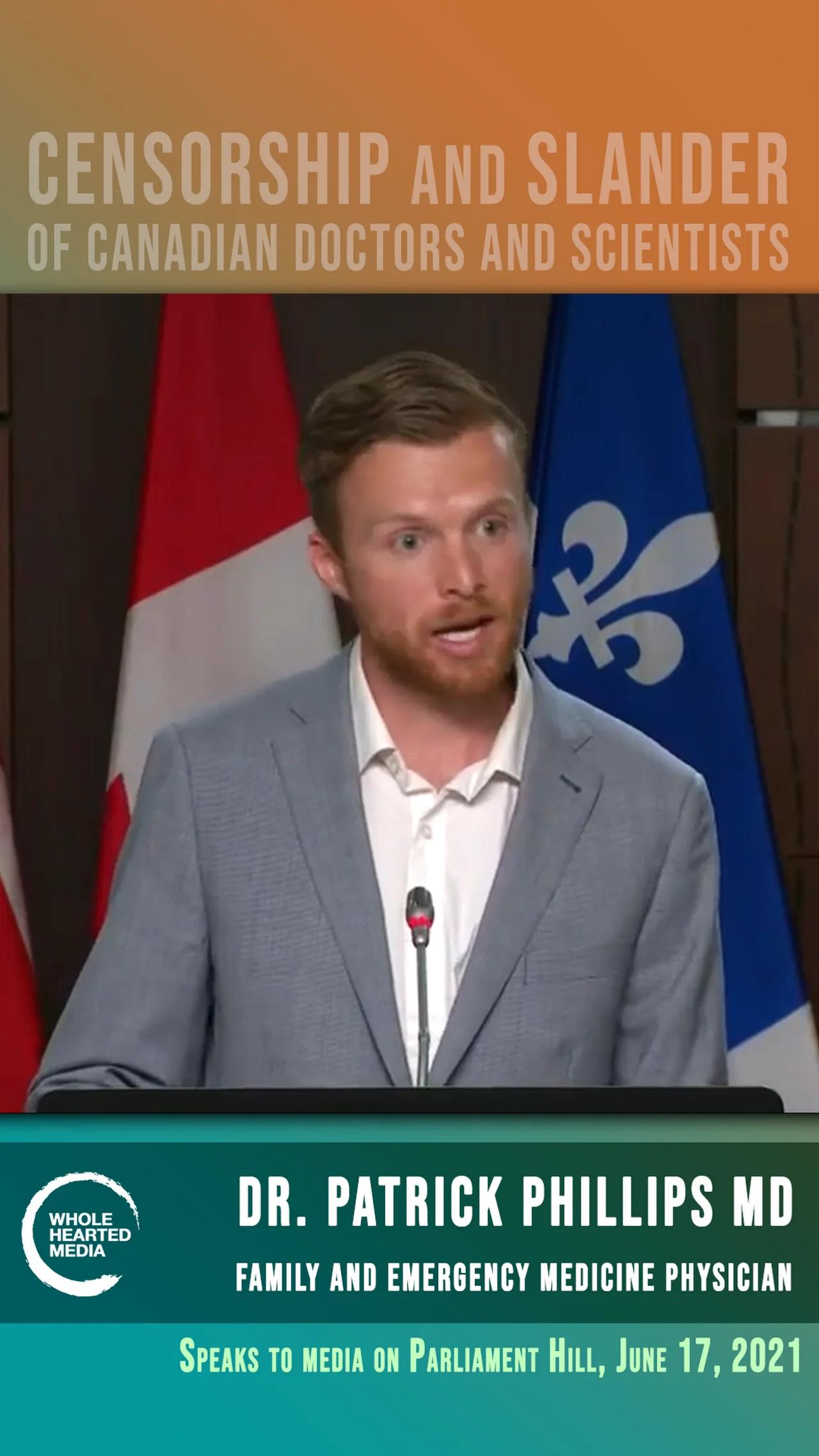 Press Conference - Dr. Patrick Phillips' Story