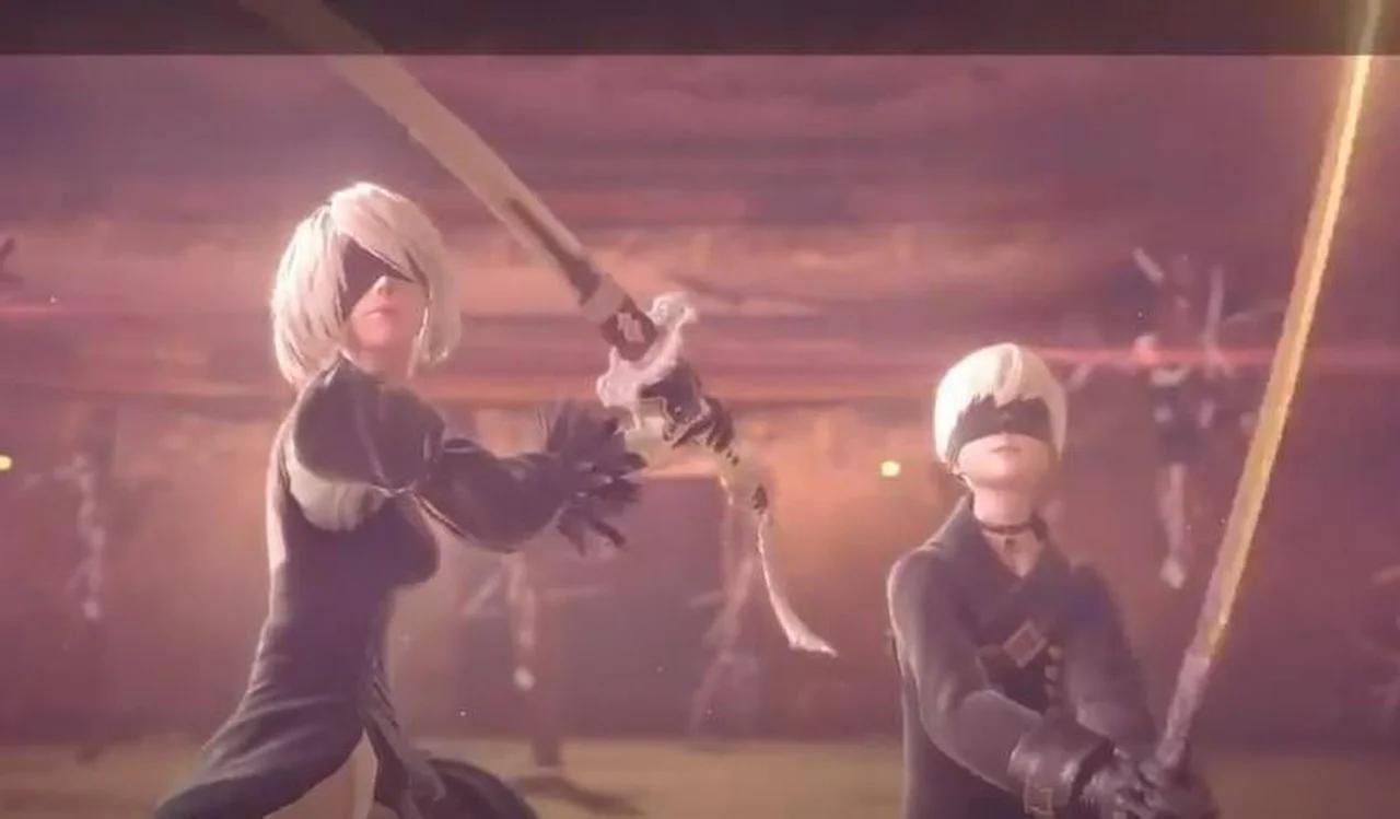 NieR Automata - Amusement Park Opera Singer Boss Fight part 2