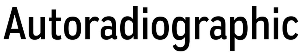 Autoradiographic - Typodermic Fonts