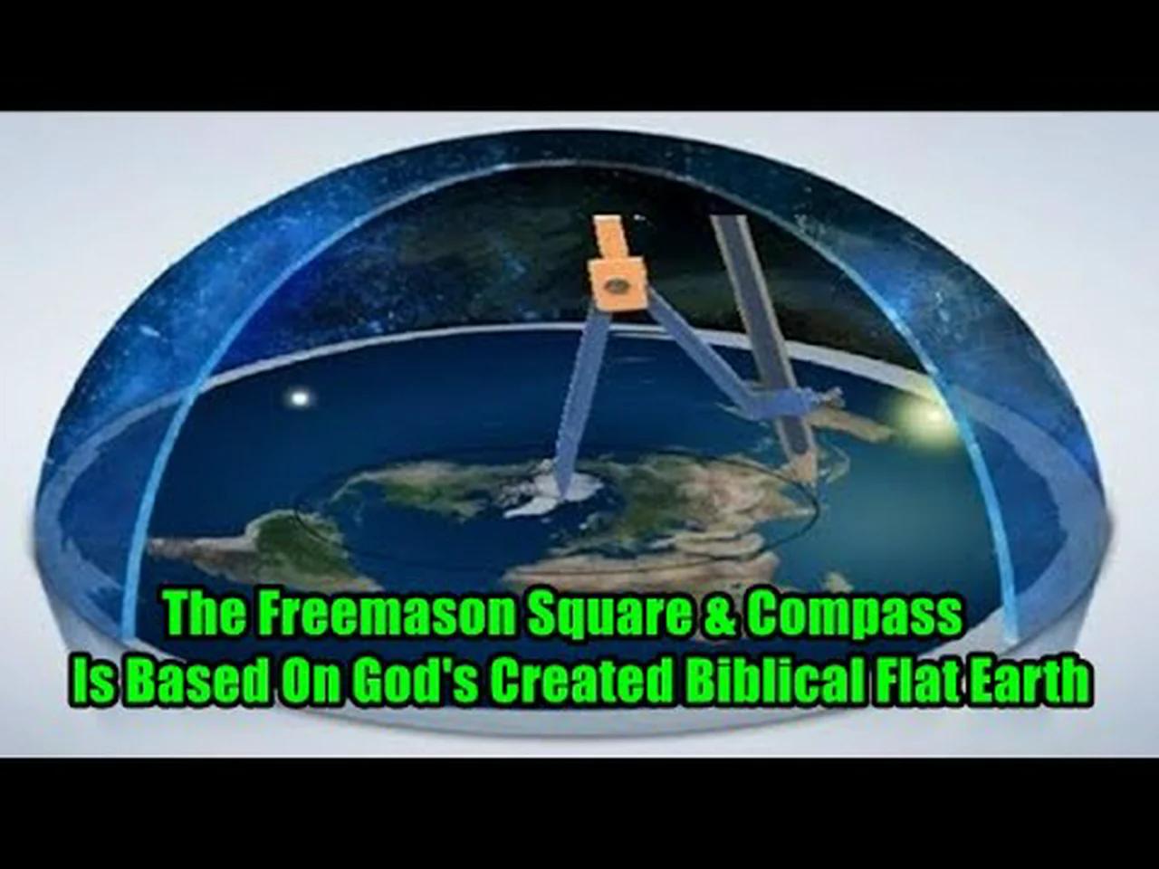 The Freemason Square & Compass Is Based On God's Created Biblical Flat ...